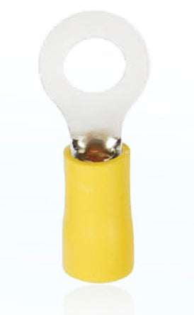AIRNIX TERMINAL RV 5.5-6 YELLOW RING TERMINAL, CRIMP, PVC INSULATED, E